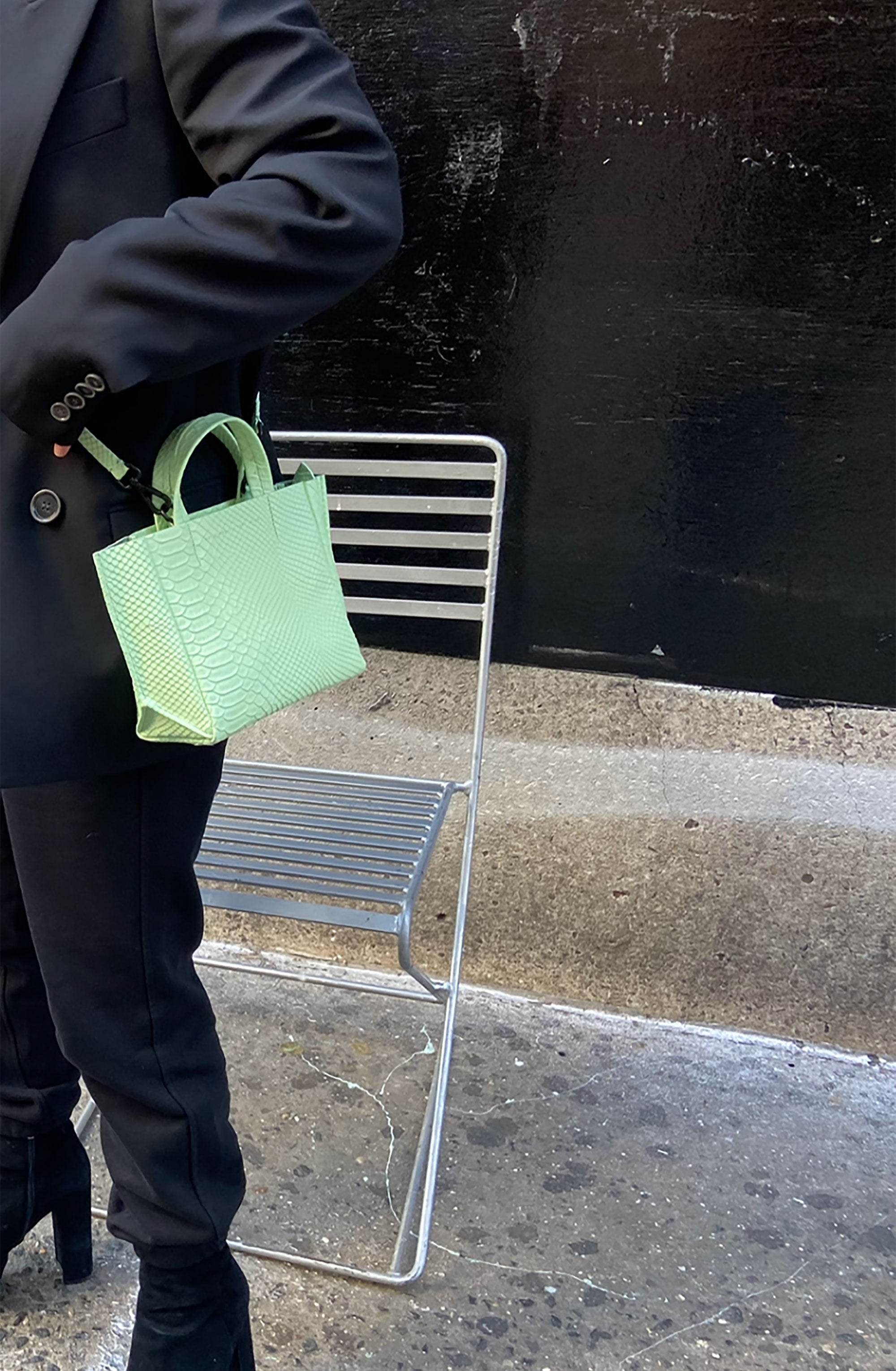 Micro-Tote / Mint Python — Ampersand As Apostrophe Micro-Tote / Mint Python — Ampersand As Apostrophe